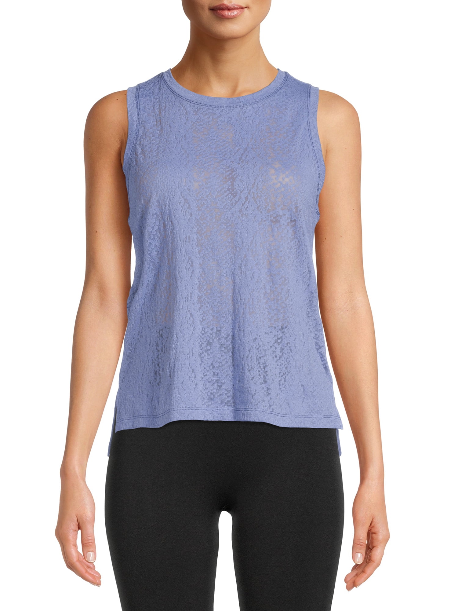 Avia Women's Snakeskin Pattern Burnout Tank - Walmart.com