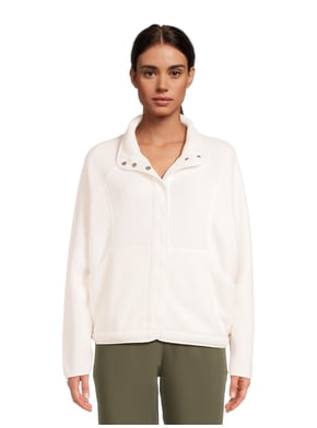Womens Snap Front Fleece