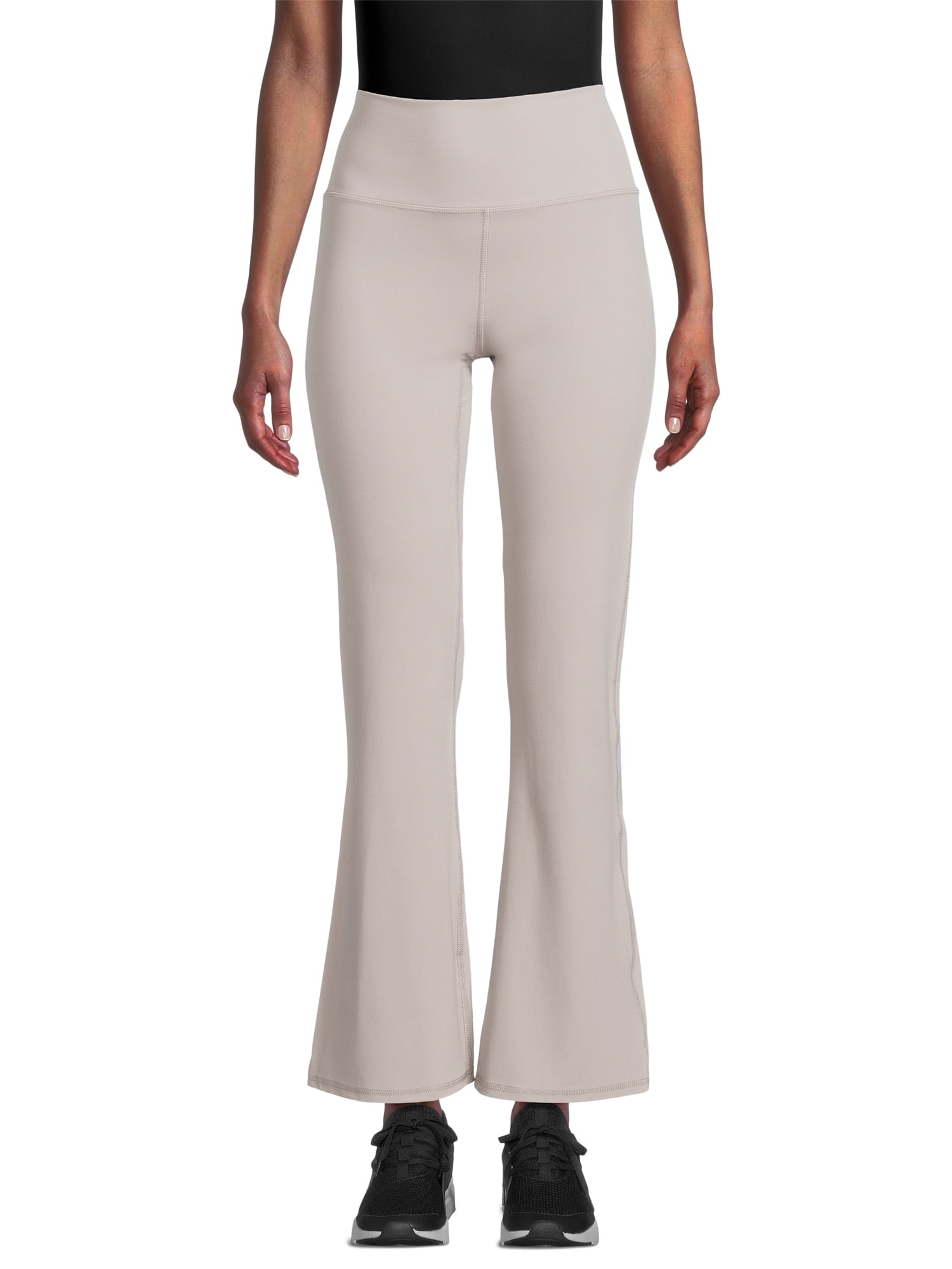 Avia Women's SoftSculpt Flare Leg High Rise Yoga Pants, Full Length ...