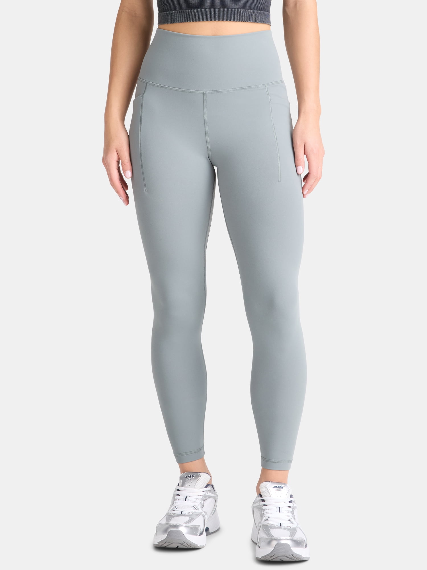 Avia Women's and Women's Plus SoftSculpt High Rise Leggings with ...