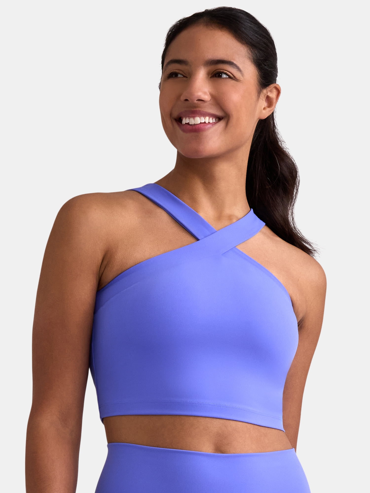 Avia Women's SoftSculpt High Neck Sports Bra, Sizes XS-XXXL - Walmart.com