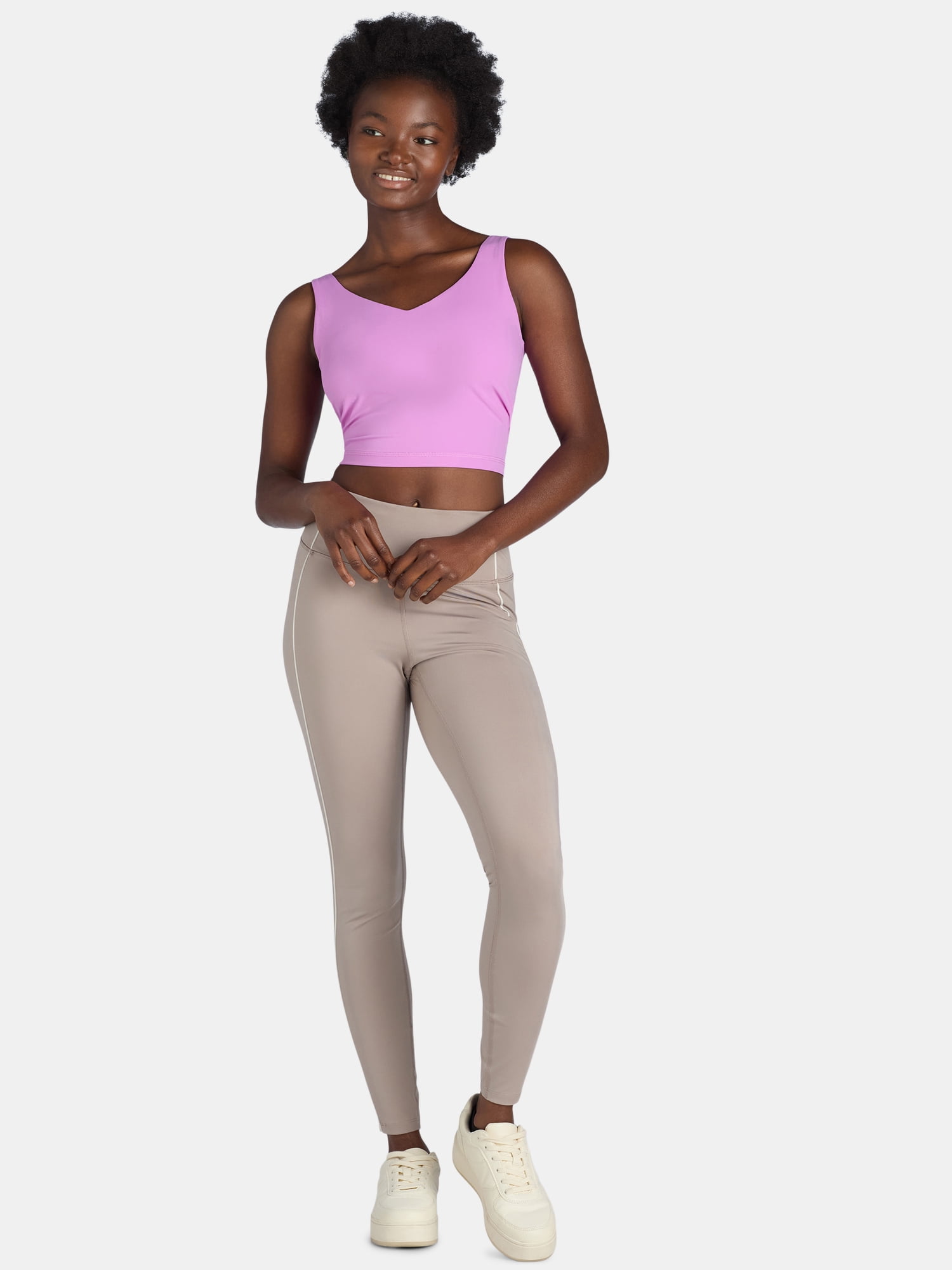 Avia Women's SoftSculpt Long Line Sports Bra, Sizes XS-XXXL - Walmart.com