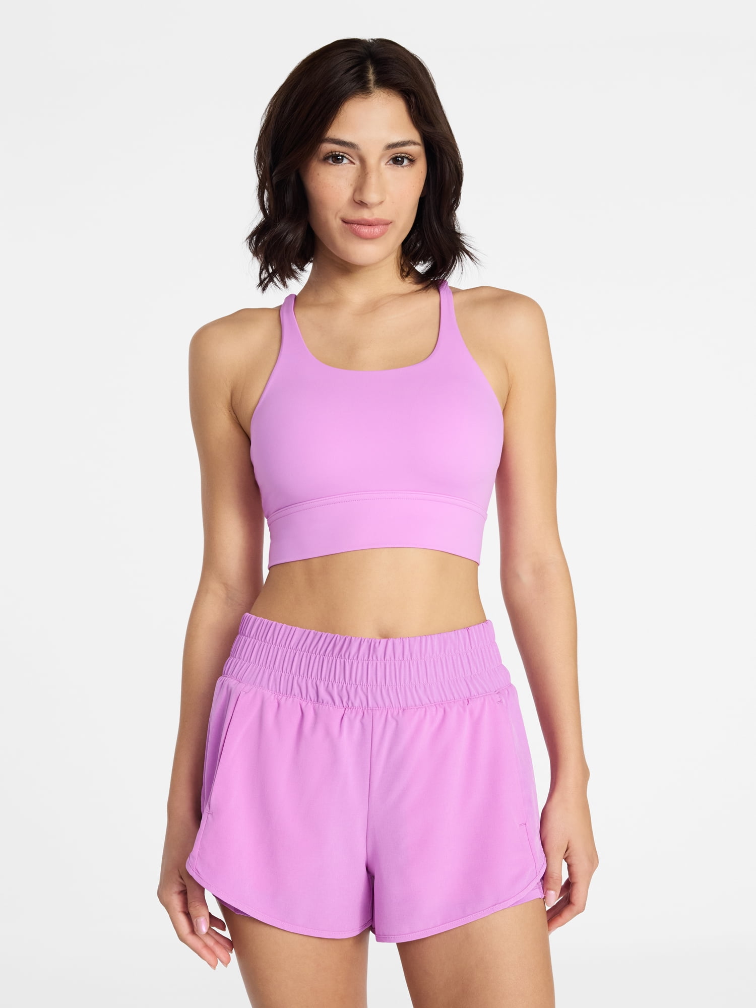 Avia Women’s Strappy Longline Bra, Sizes XS-XXXL - Walmart.com