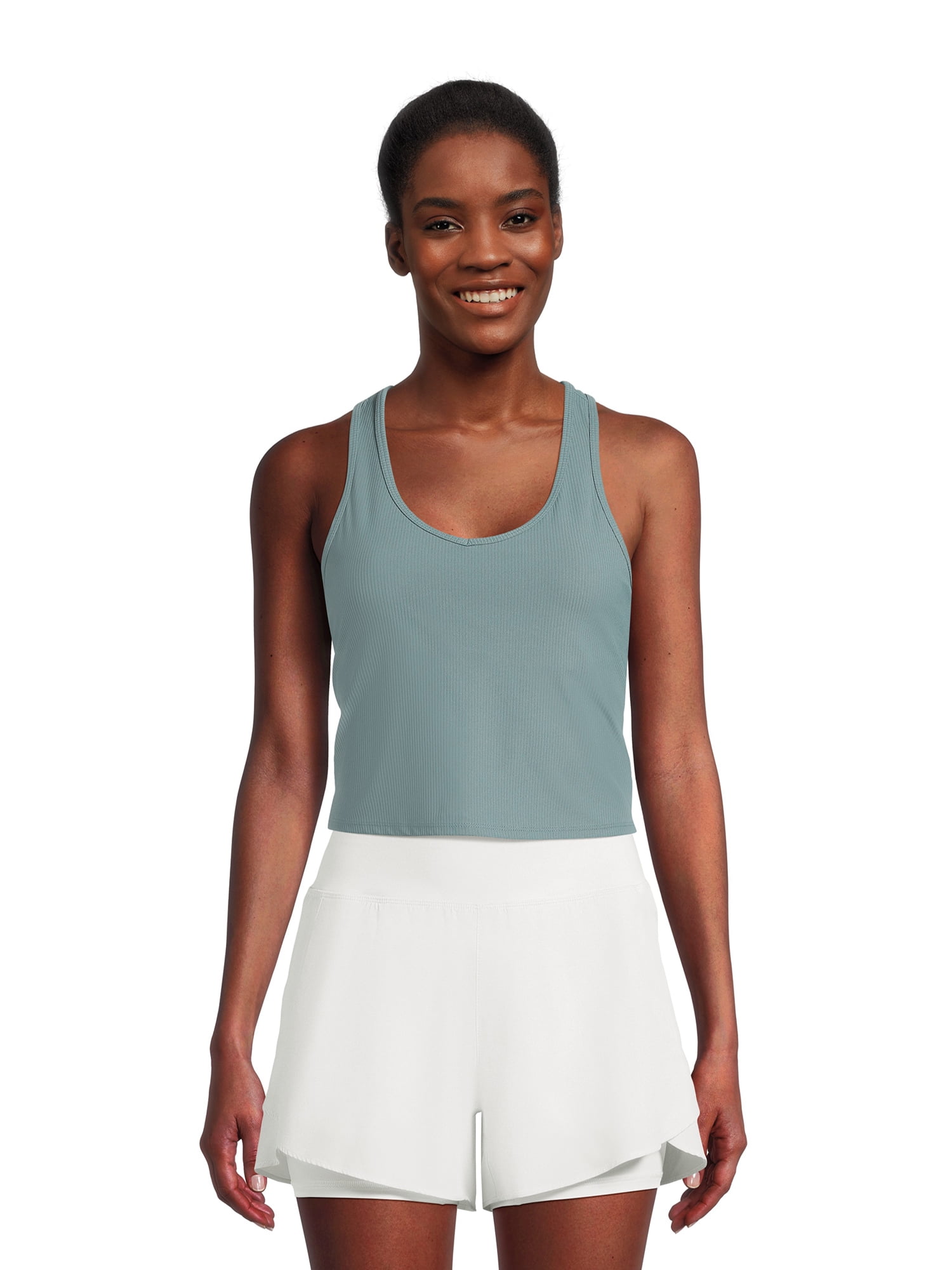 Avia Women's V-Neck Rib Bra, Sizes XS-XXXL - Walmart.com