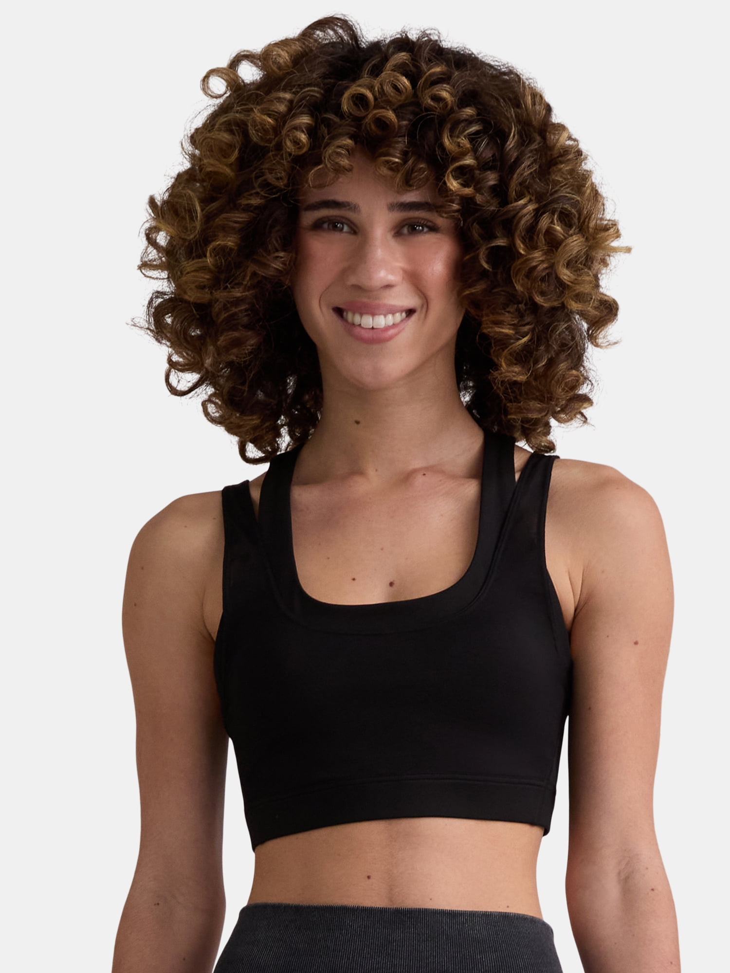 Avia Women's Double Layer Mesh Sports Bra Sizes XS to 4X with Removable ...