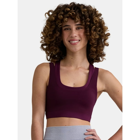 Avia Women's Double Layer Mesh Sports Bra Sizes XS-4X Medium Impact ...