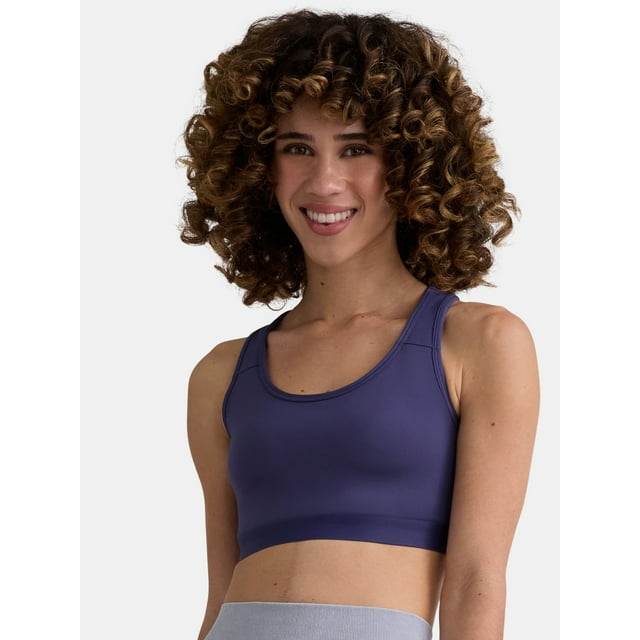 Avia Women's and Women's Plus High Impact Velcro Sports Bra, Sizes XS ...