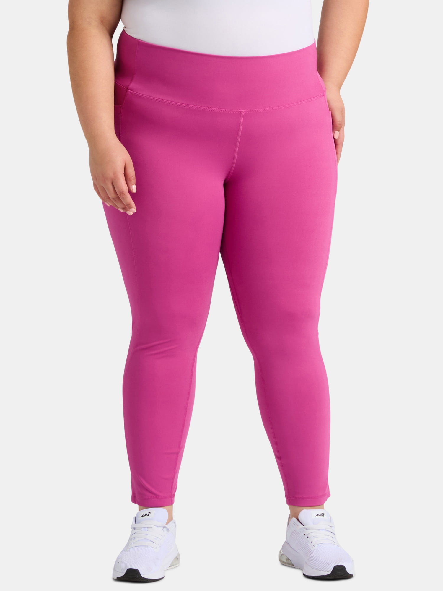 Avia Women's and Women's Plus SoftSculpt High Rise Leggings, Sizes XS ...