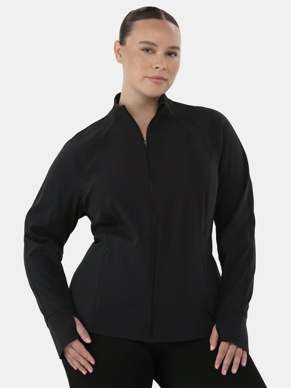 Avia Women's and Women's Plus Fleece-Lined Quarter-Zip Pullover, Sizes ...