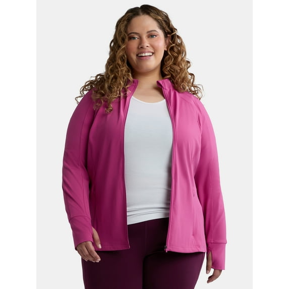 Avia SoftSculpt Zip-Up Active Jacket - XS-4X Sizes - Walmart.com