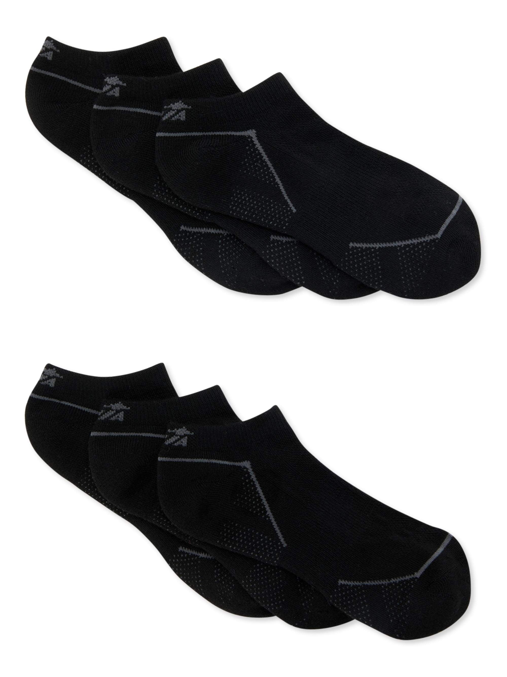 Avia Women's Arch Support Breathable Mesh No Show Socks, 6 Pack ...