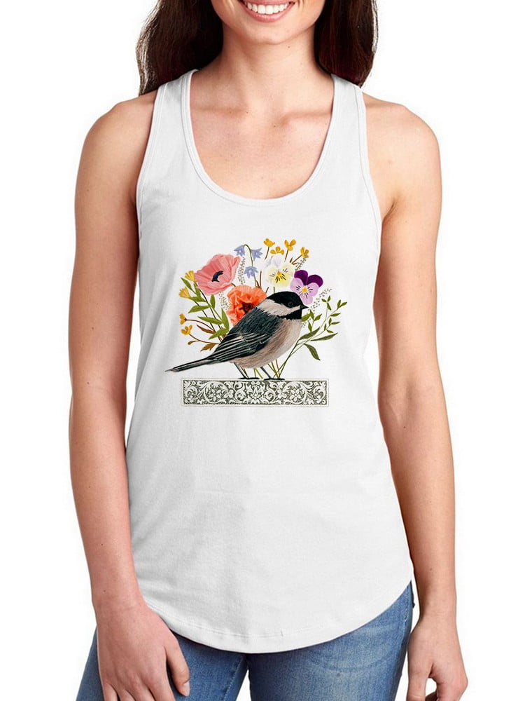 Avian Collage Ii Racerback Tank Women -Victoria Borges Designs, Female ...