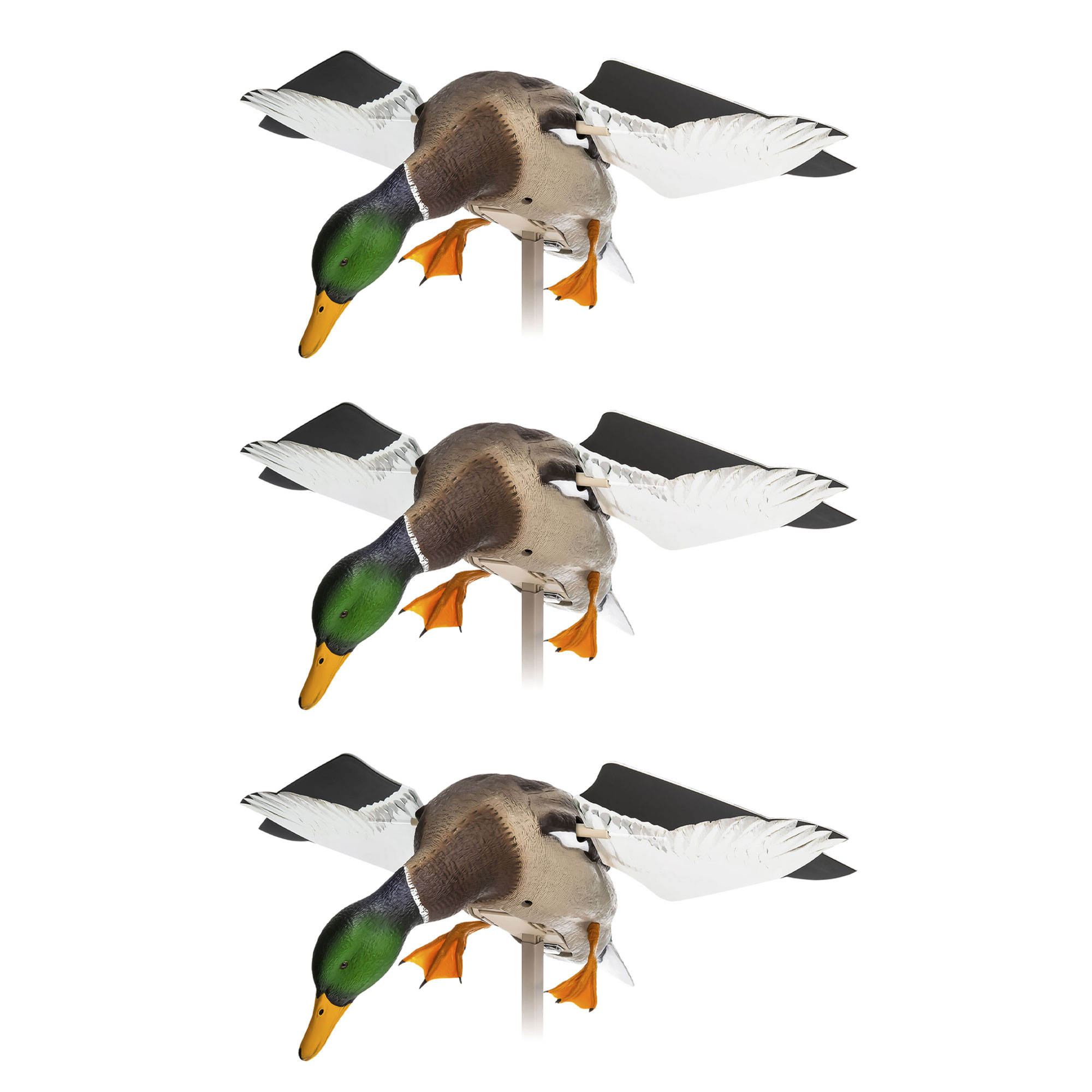Avian X PowerFlight Smart Motion Mallard Spinning Realistic Decoy, 3 ...