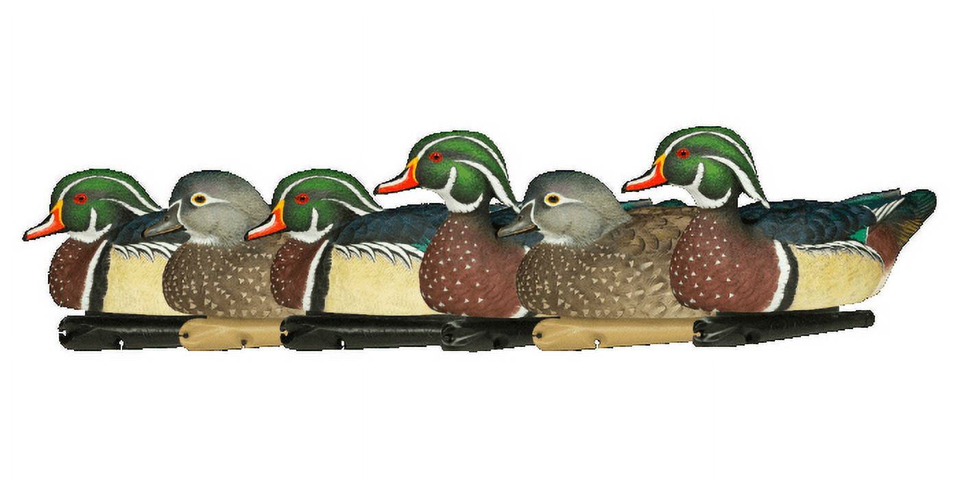 Open Box Avian X Top Flight Wood Duck & Mallard Floater Decoys, Green ...
