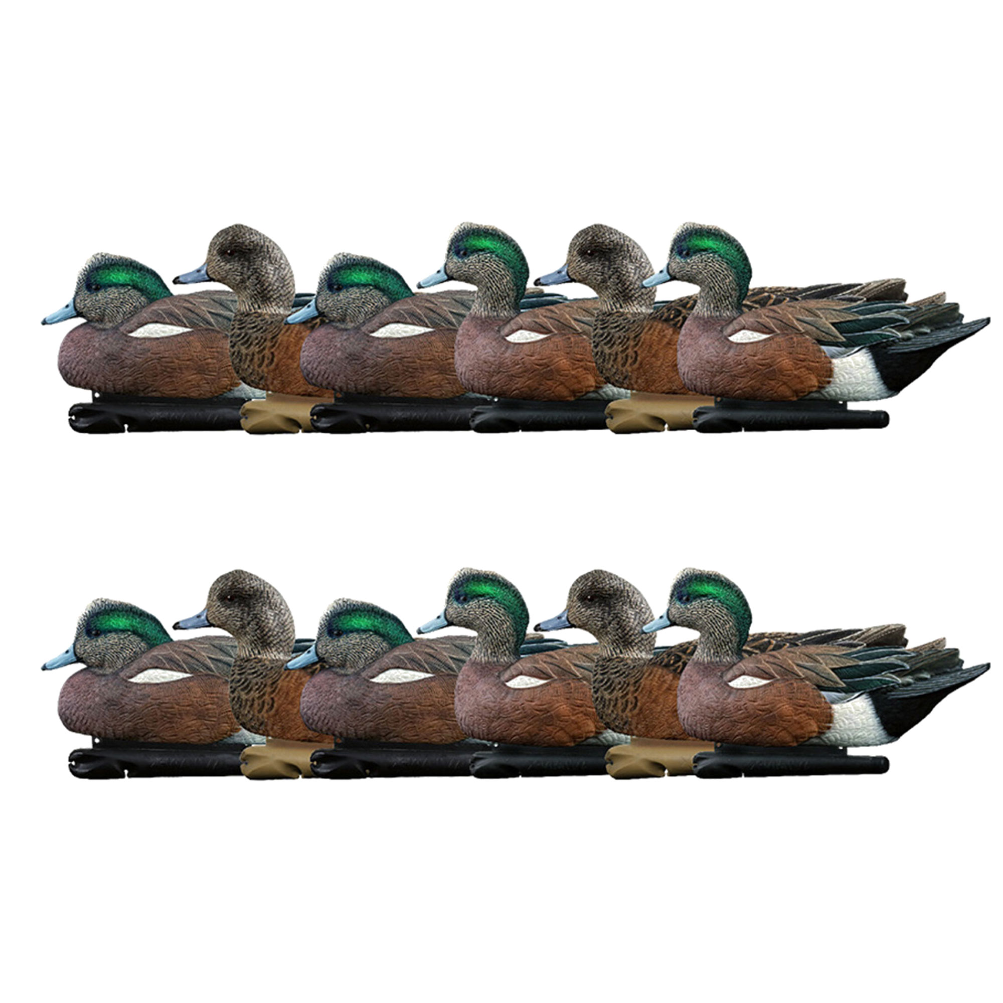 Avian X Topflight Wigeons, Rugged Realistic Floating Decoys, 12 Pack ...