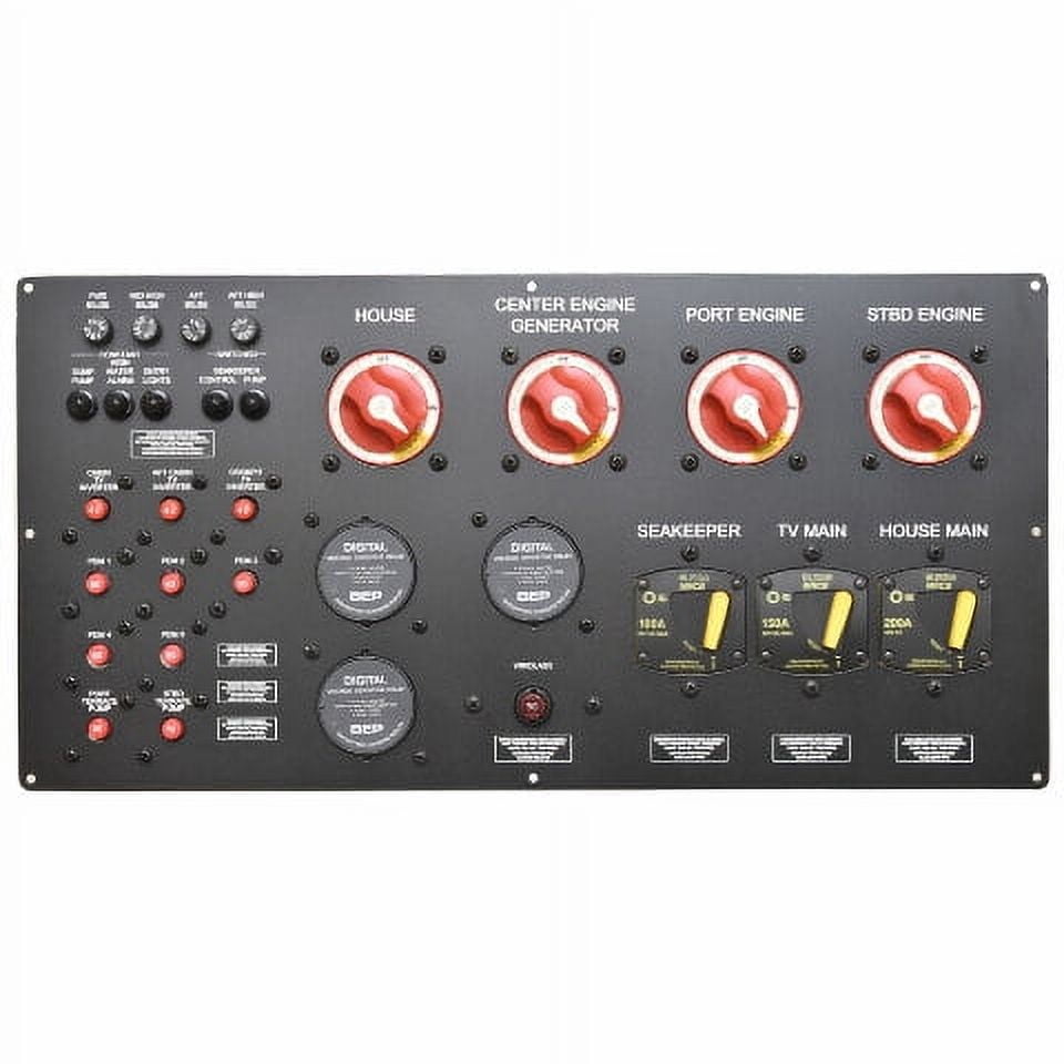 Aviara Boat Battery Switch Panel 501259B | AV40 Triple Outboard Engine ...