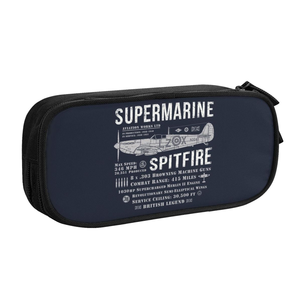 Aviation Airplane Flight Instruments Pencil Case Big Capacity Aircraft ...