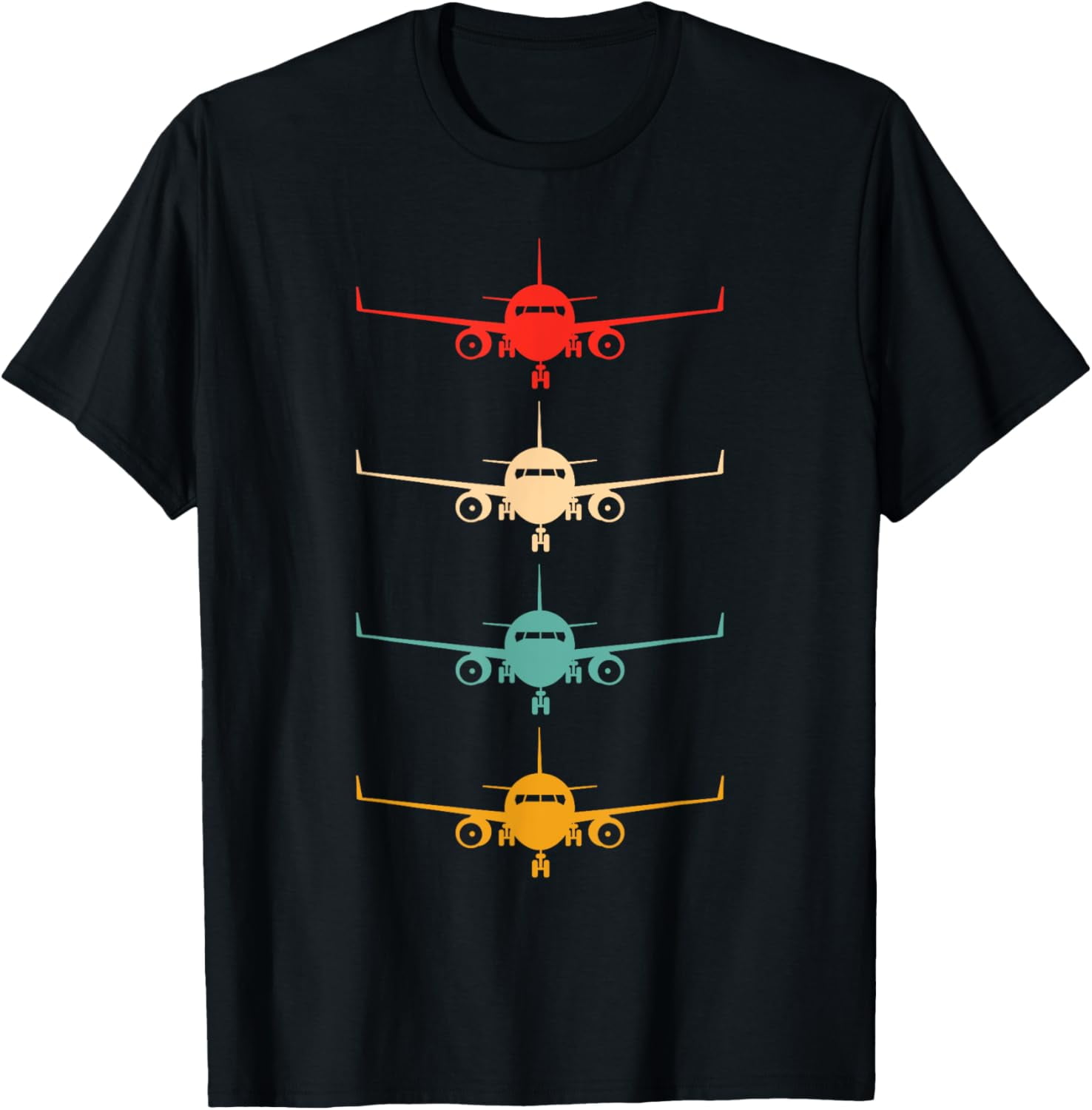 Aviation Airplane Flying Airline Funny Vintage Pilot T-Shirt men and ...