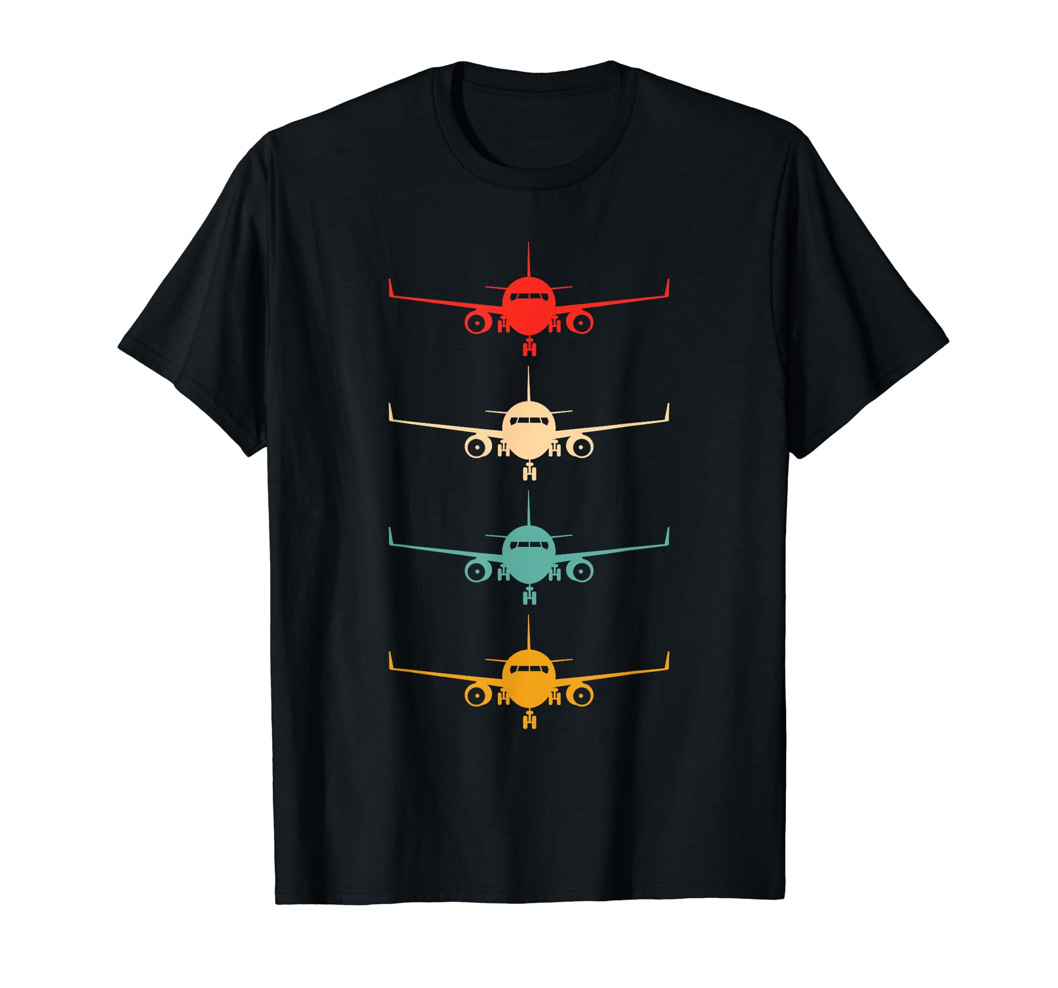 Aviation Airplane Flying Airline Funny Vintage Pilot T-Shirt - Walmart.com
