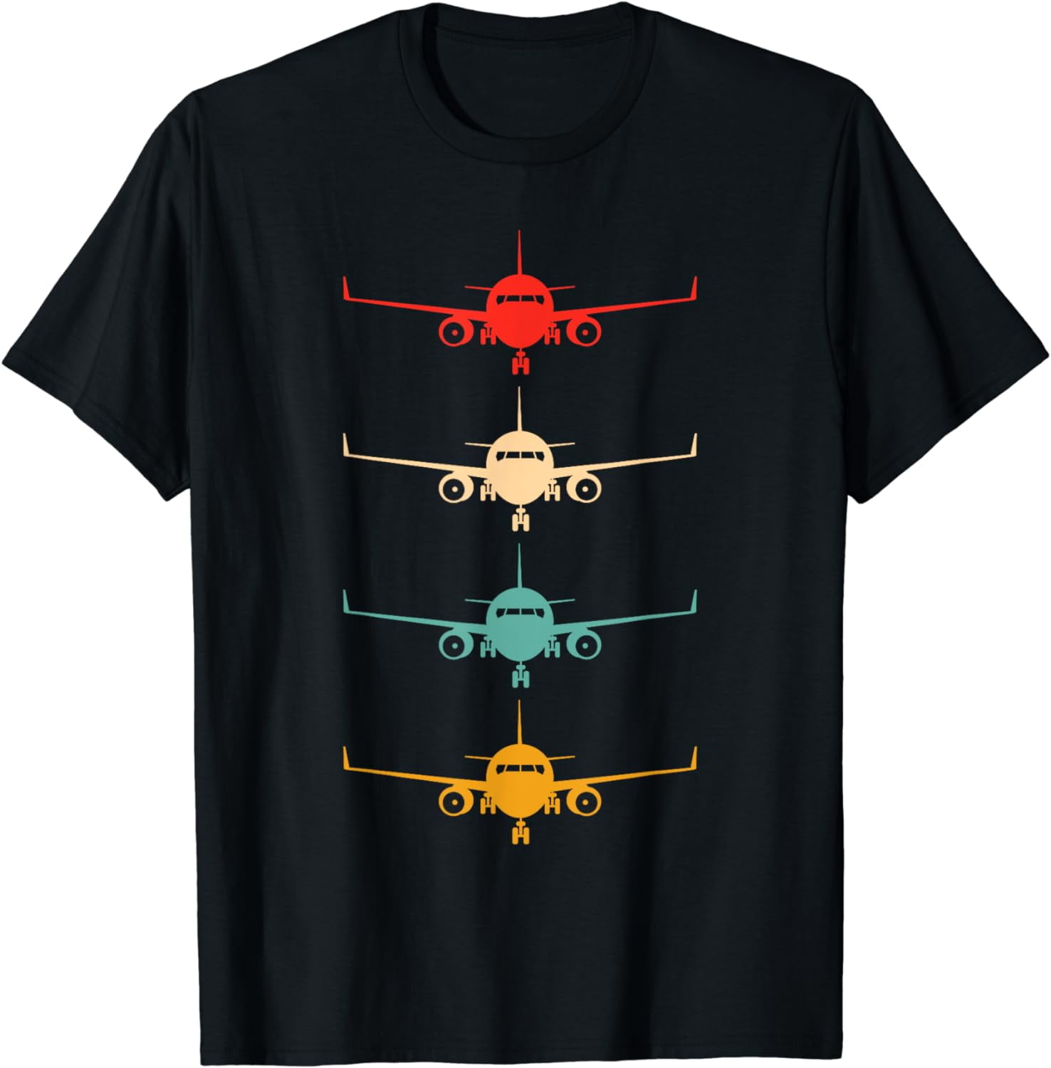Aviation Airplane Flying Airline Funny Vintage Pilot T-Shirt - Walmart.com