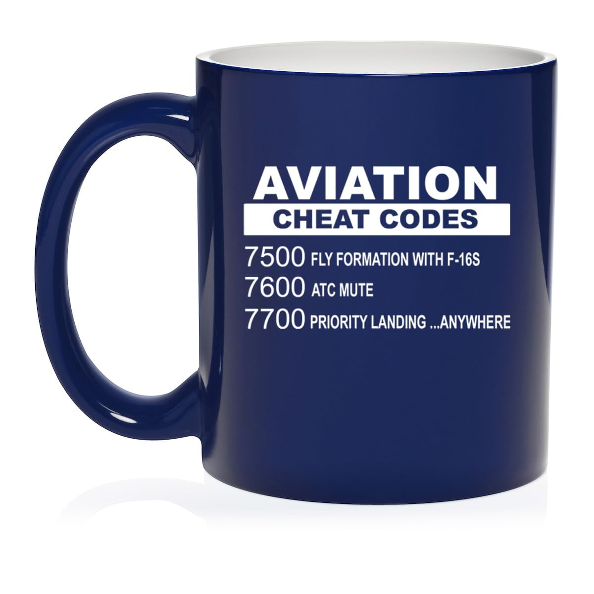 Aviation Cheat Codes Pilot Ceramic Coffee Mug Tea Cup Gift for Her, Him ...