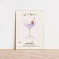 Aviation Cocktail Bar Cart Recipe Signature Drink Aesthetic Museum ...