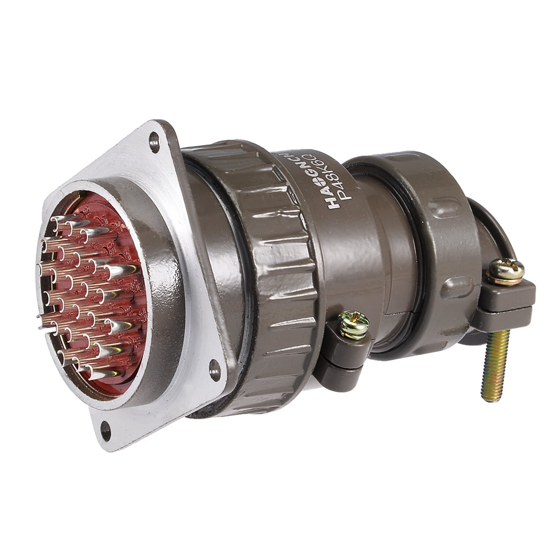 Aviation Connector, 48mm 26P 10A 500V P48-26 Waterproof Male Wire Panel ...