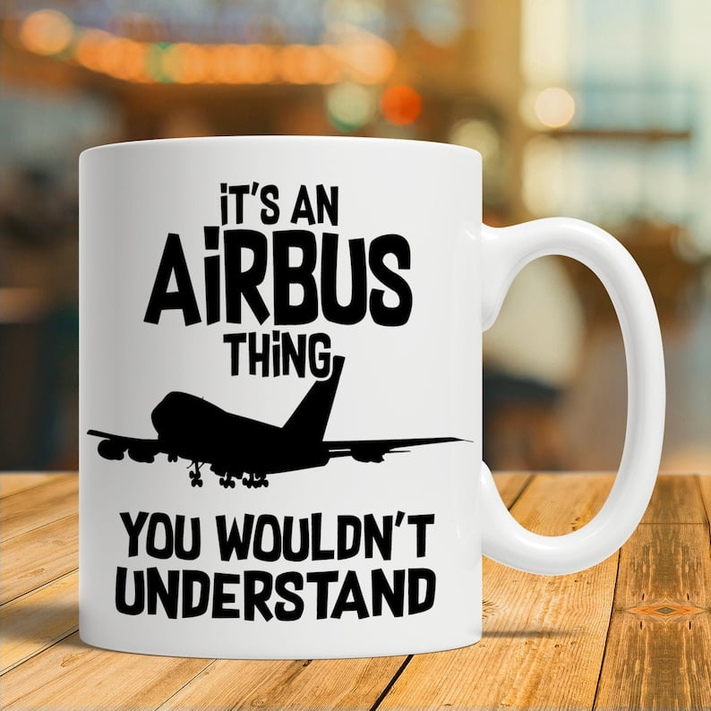 Aviation Gift, Aviation Mug, Aviation Coffee Cup, Airbus Mug, Airplane ...