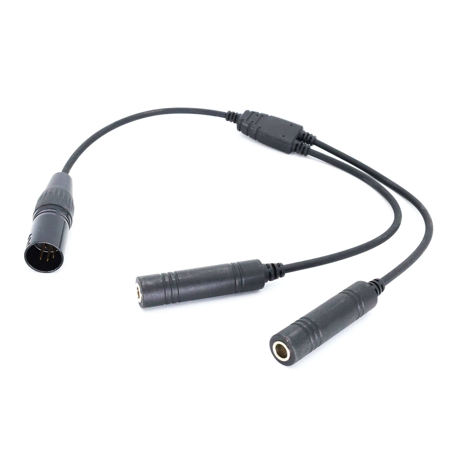 Aviation Headset Adapter Cable GAs Male to XLRs Double Female ...