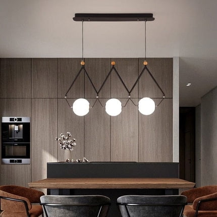 Aviation-Inspired Multi-Head LED Chandelier Nordic Style Pendant Light with Switchable 3 Color ...
