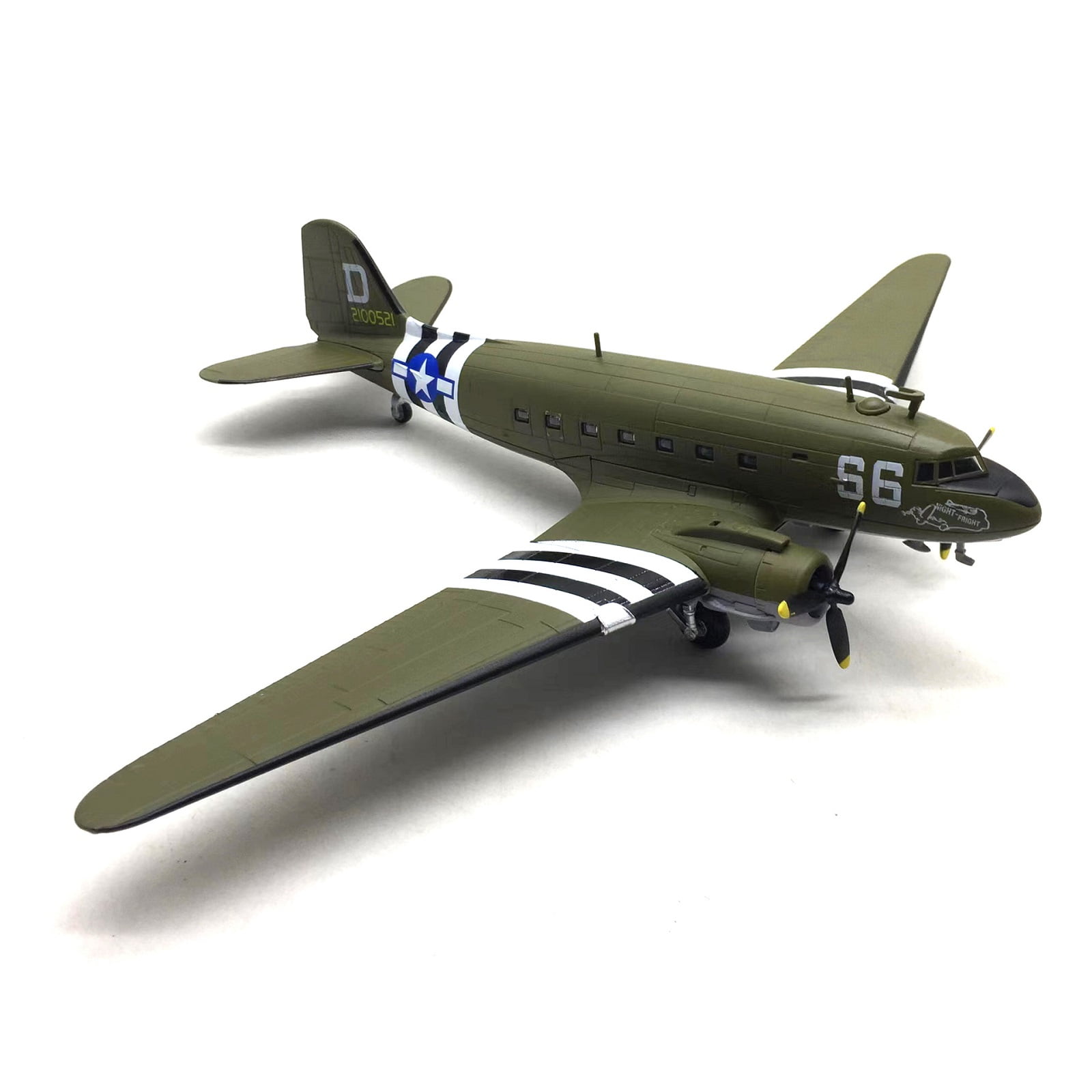 Aviation Military Model 1/100 Scale WWII Douglas C-47 Transport ...