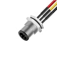 Aviation Plugs Male Female Cable With Flanges Base IP67 Industrial PVC ...