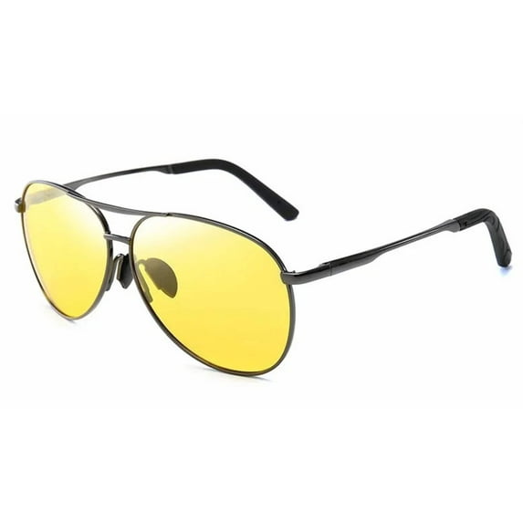 Aviation Polarized Day, Night Vision Driving Sunglasses - Walmart.com