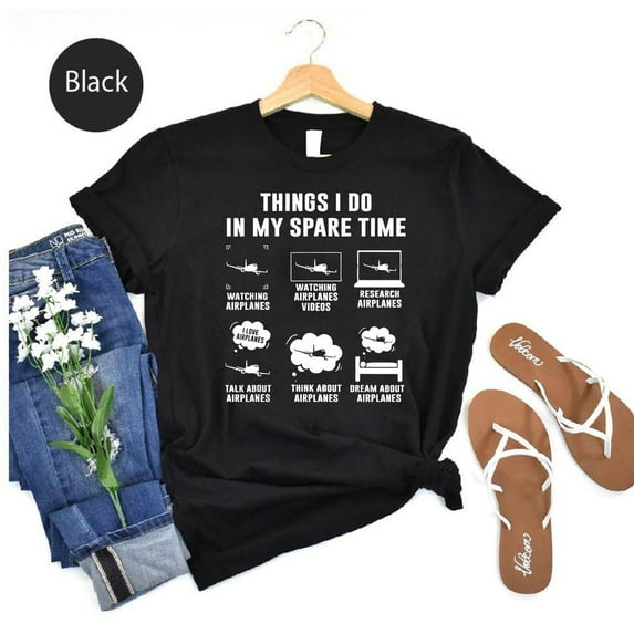 Aviation T-Shirt: Airplane Lover Gift, Plane Spotting Tee TSHIRT All ...