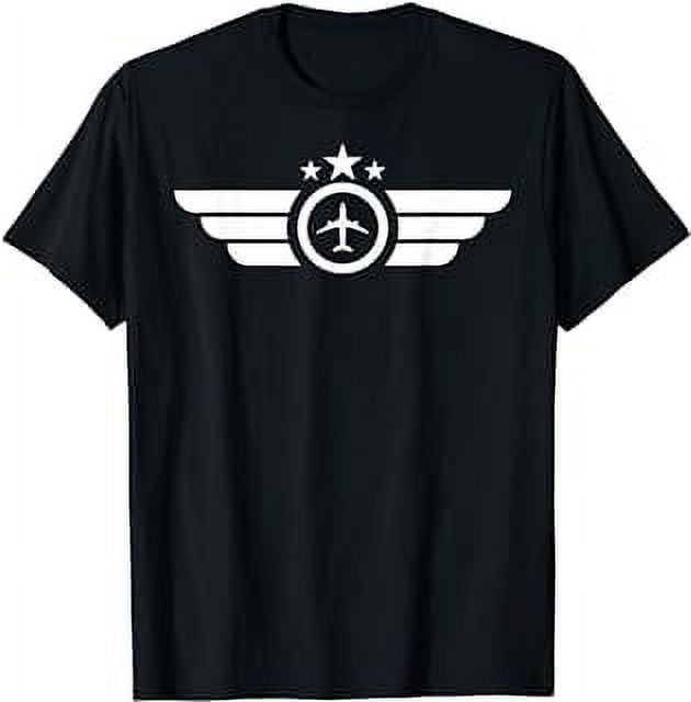 Aviation Wing Flying Design Airplane Aviation T-Shirt - Walmart.com