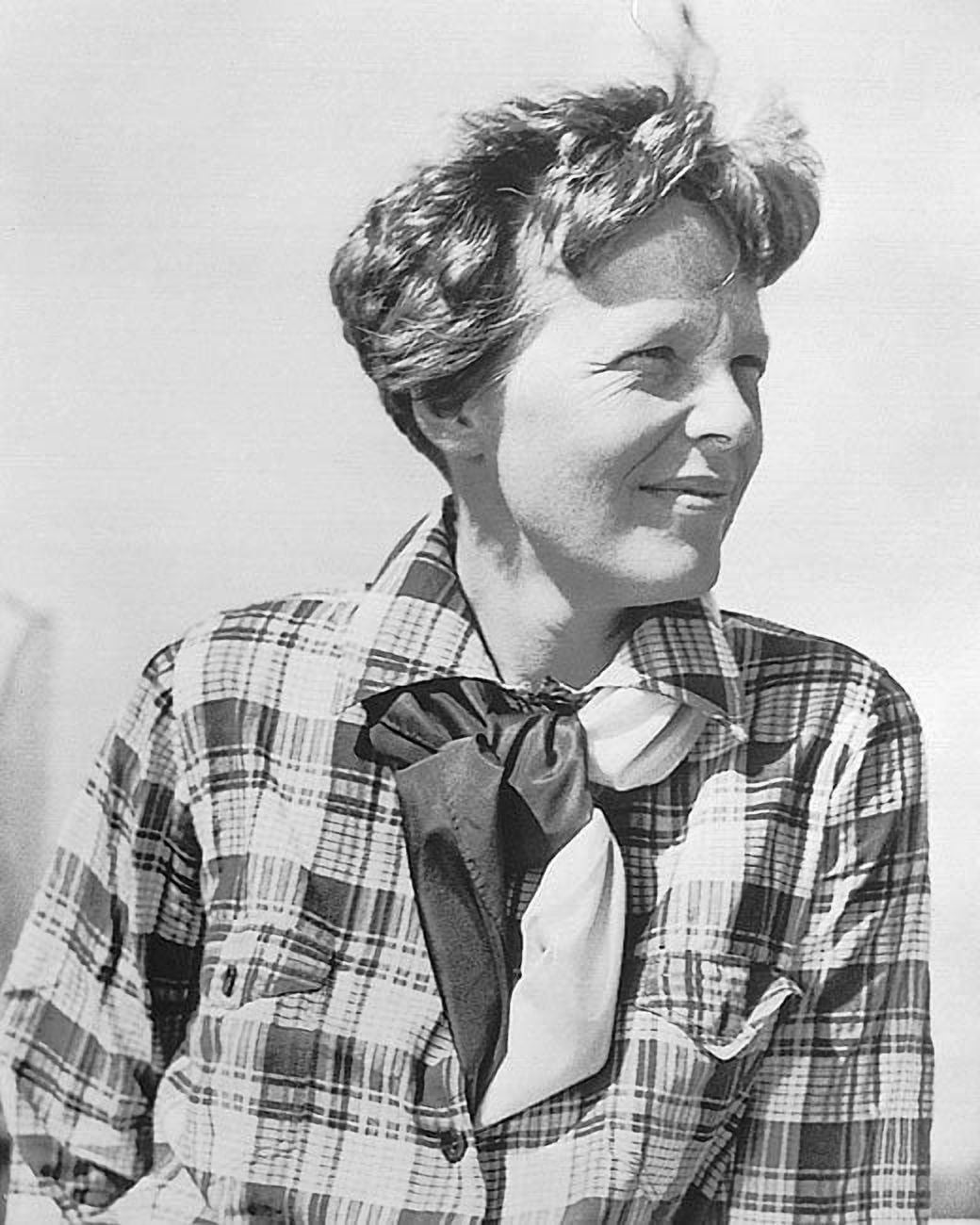 Aviator Amelia Earhart Candid Portrait Style -1 - 20x30 Inch Laminated ...