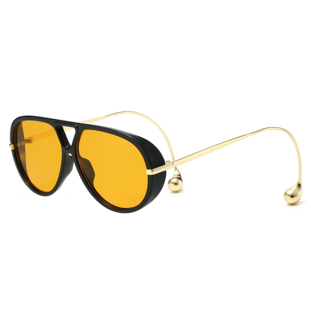 Aviator Double Bridge Sunglasses, UV400 Protection, Unisex Metal Frame ...