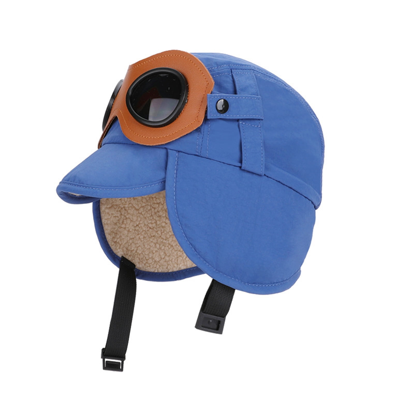 Aviator Hat Kids Winter Aviator Hat with Removable Goggles Boys Girls ...