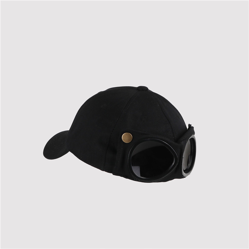 Aviator Hat Summer Personality Glasses Baseball Cap Female Unisex ...