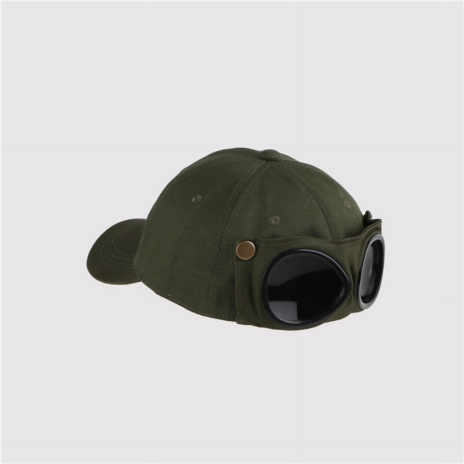 Aviator Hat Summer Personality Glasses Baseball Cap Female Unisex ...