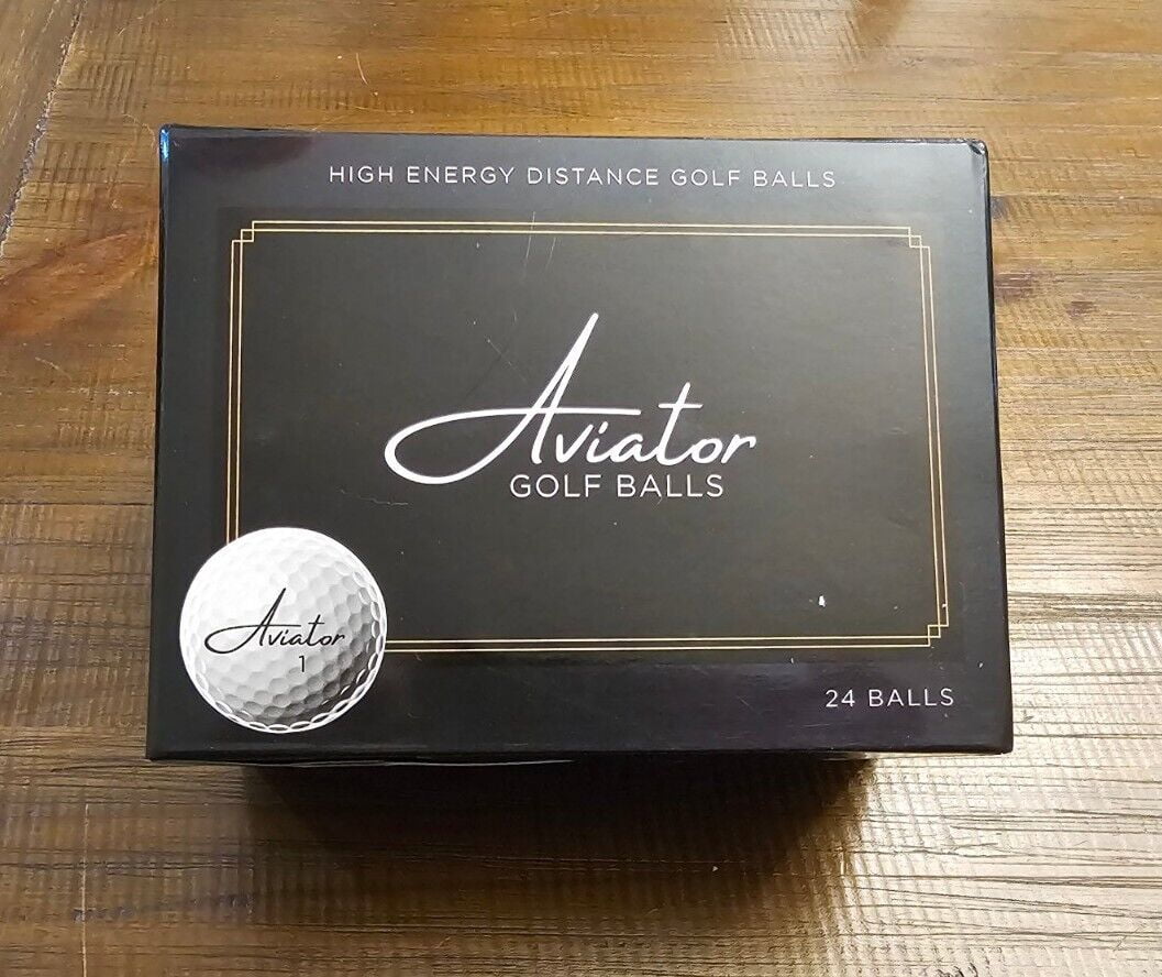 Aviator High Energy Distance Golf Balls 24 Pack - Optimal Launch and ...
