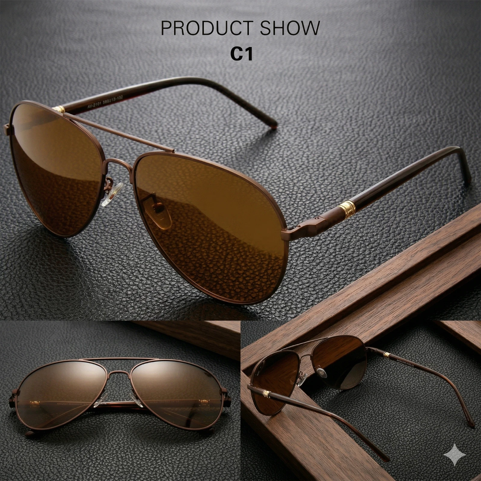 Aviator Polarized Sunglasses UV400 Driving Eyewear - Walmart.com