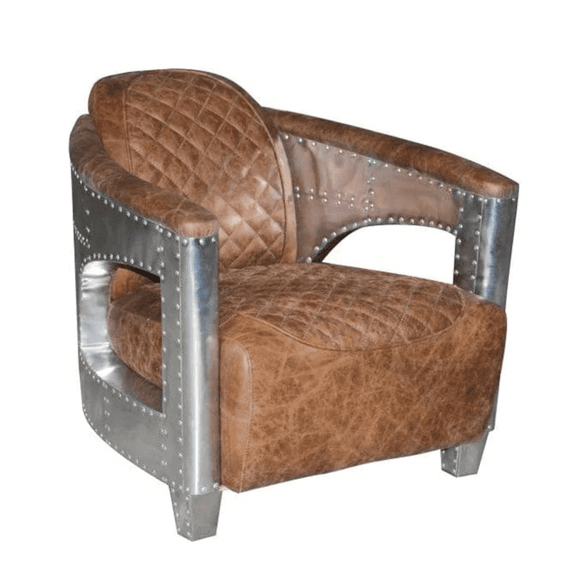 Aviator Sofa Furniture Retro Tub Chair - Walmart.com