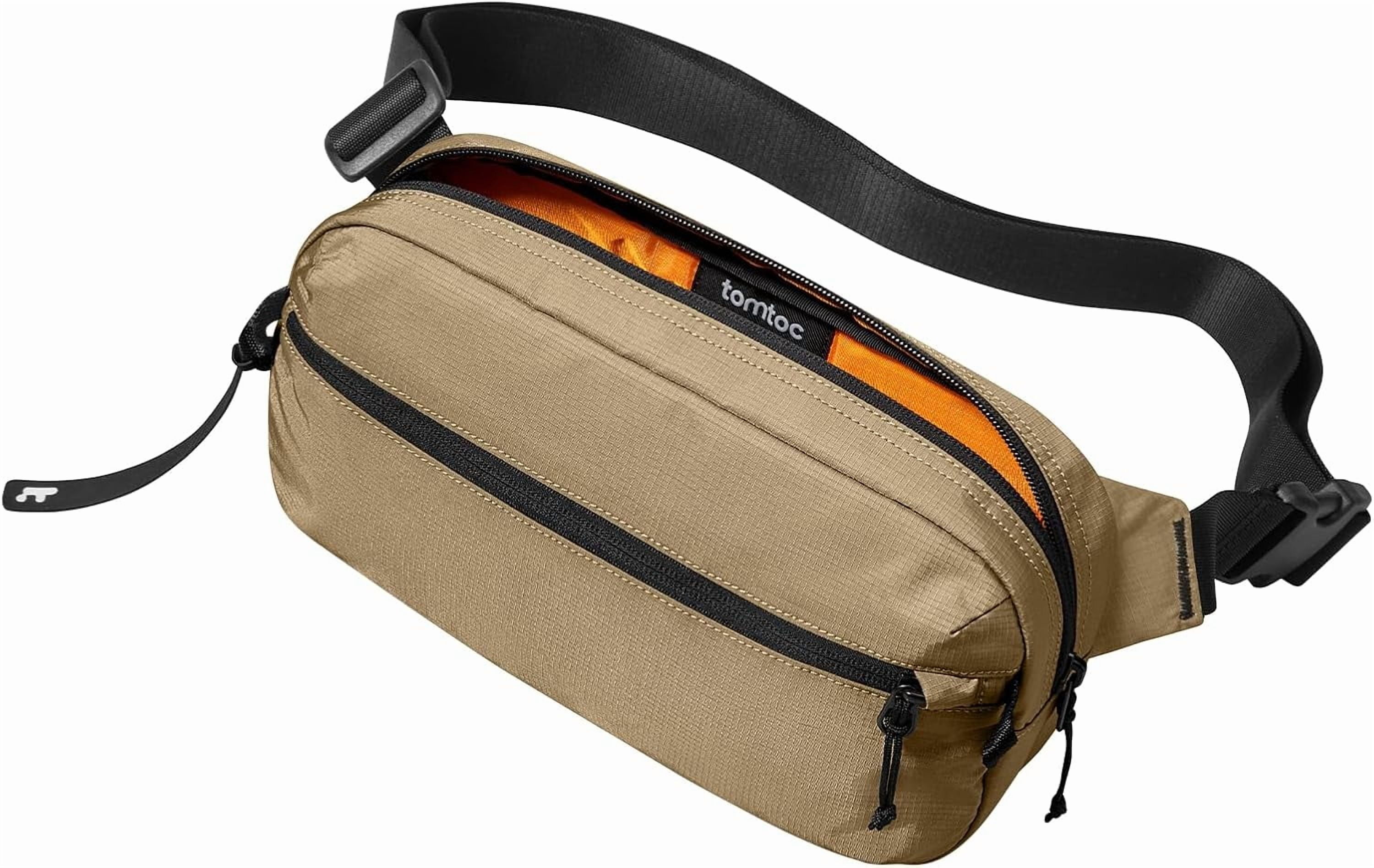 tomtoc 3.5L Sling Bag with RFID Blocking, Crossbody Bag Chest Shoulder ...