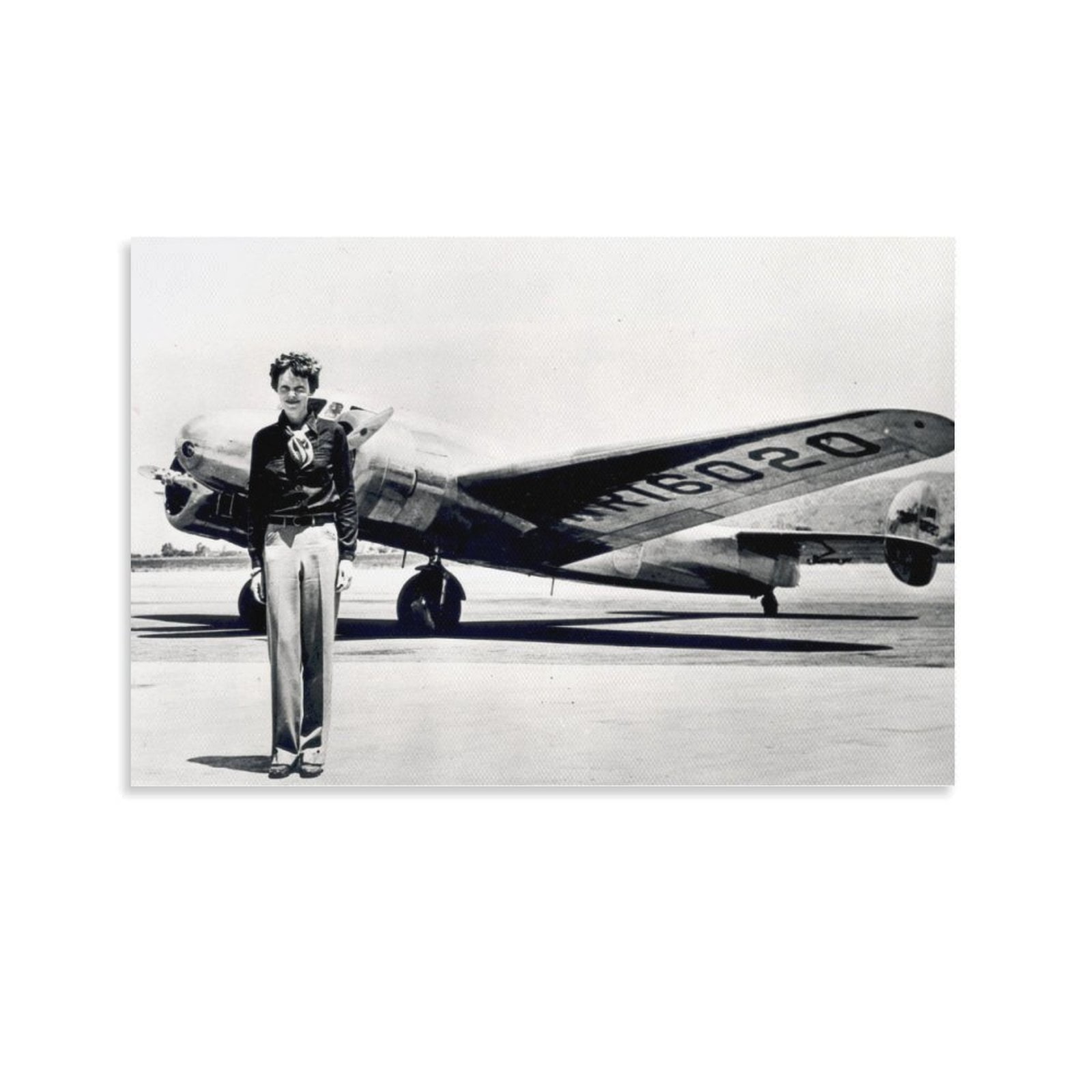 Aviators from Kansas Amelia Earhart Poster Painting On Canvas Wall Art ...