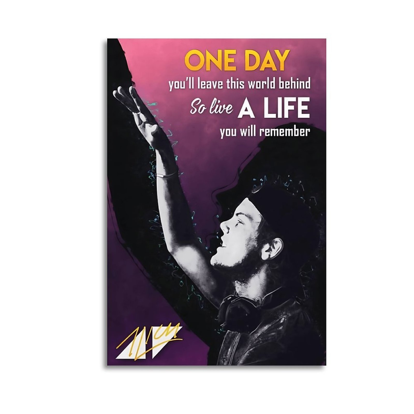 Avicii Canvas Art Wall Decor Posters Home Bar Restaurant Garage Cafe ...
