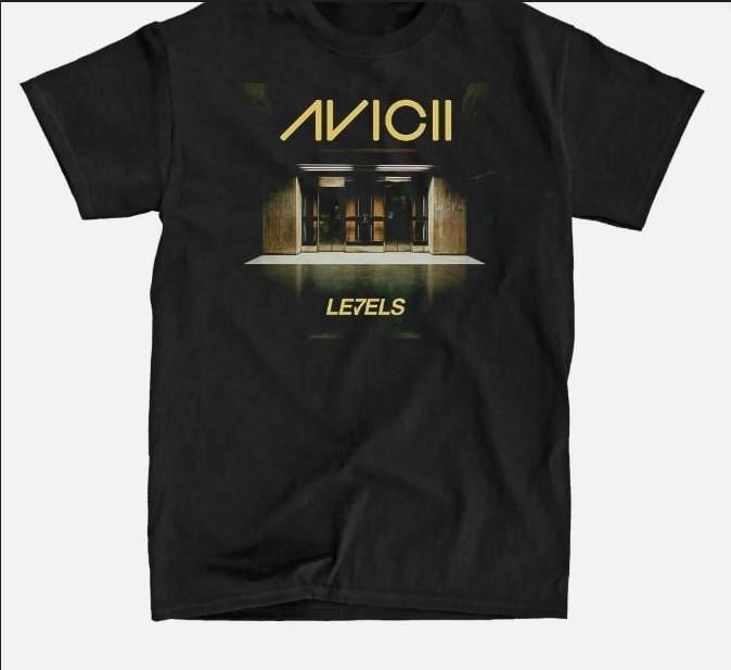 Avicii Levels Black Unisex Comfort Tee T Shirt, Color: Light Pink, Size ...