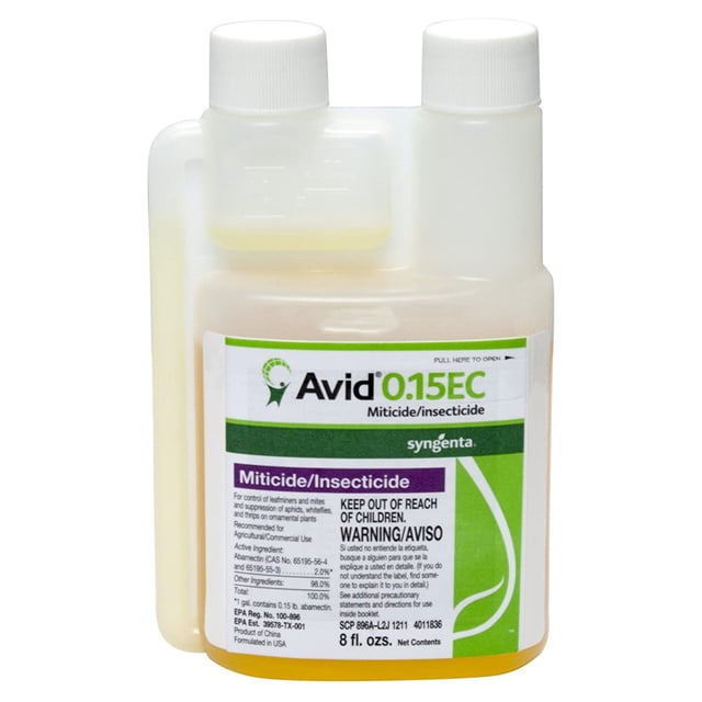 Avid 0.15 EC Insecticide - Proven Mite & Leafminer Control - 8 fl oz ...