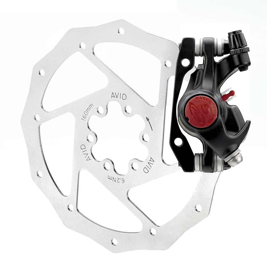 Avid BB5 MTB Disc Brake Caliper and 160mm G2 Clean Sweep Rotor Black ...