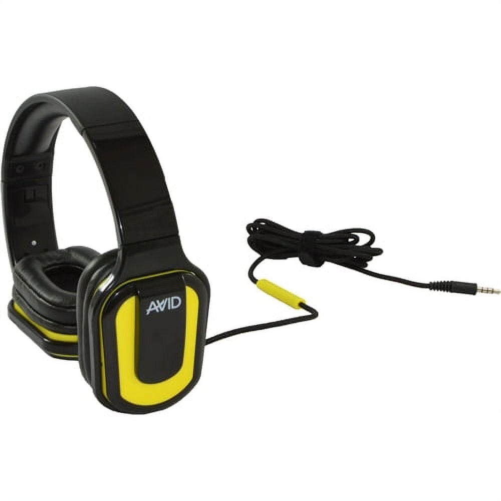 Avid Technology AE-66 Stereo Over-Ear Headphones with Mic 2EDU-MD66YL ...
